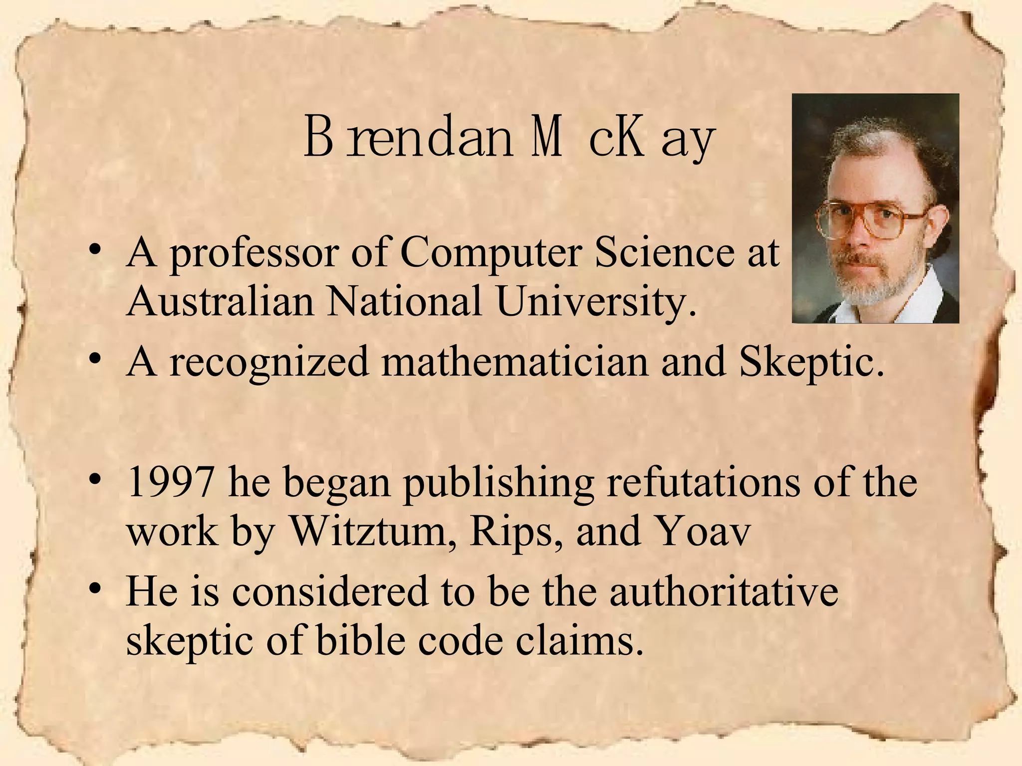 The Bible Code Decoded | PPT