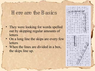 The Bible Code Decoded | PPT