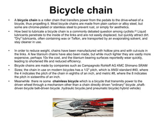 Material Selection For A Bicycle | PPT