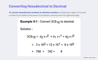 The Number System( Introduction to Binary System) | PPT