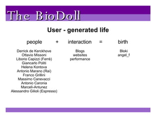 The Biodoll | PPT