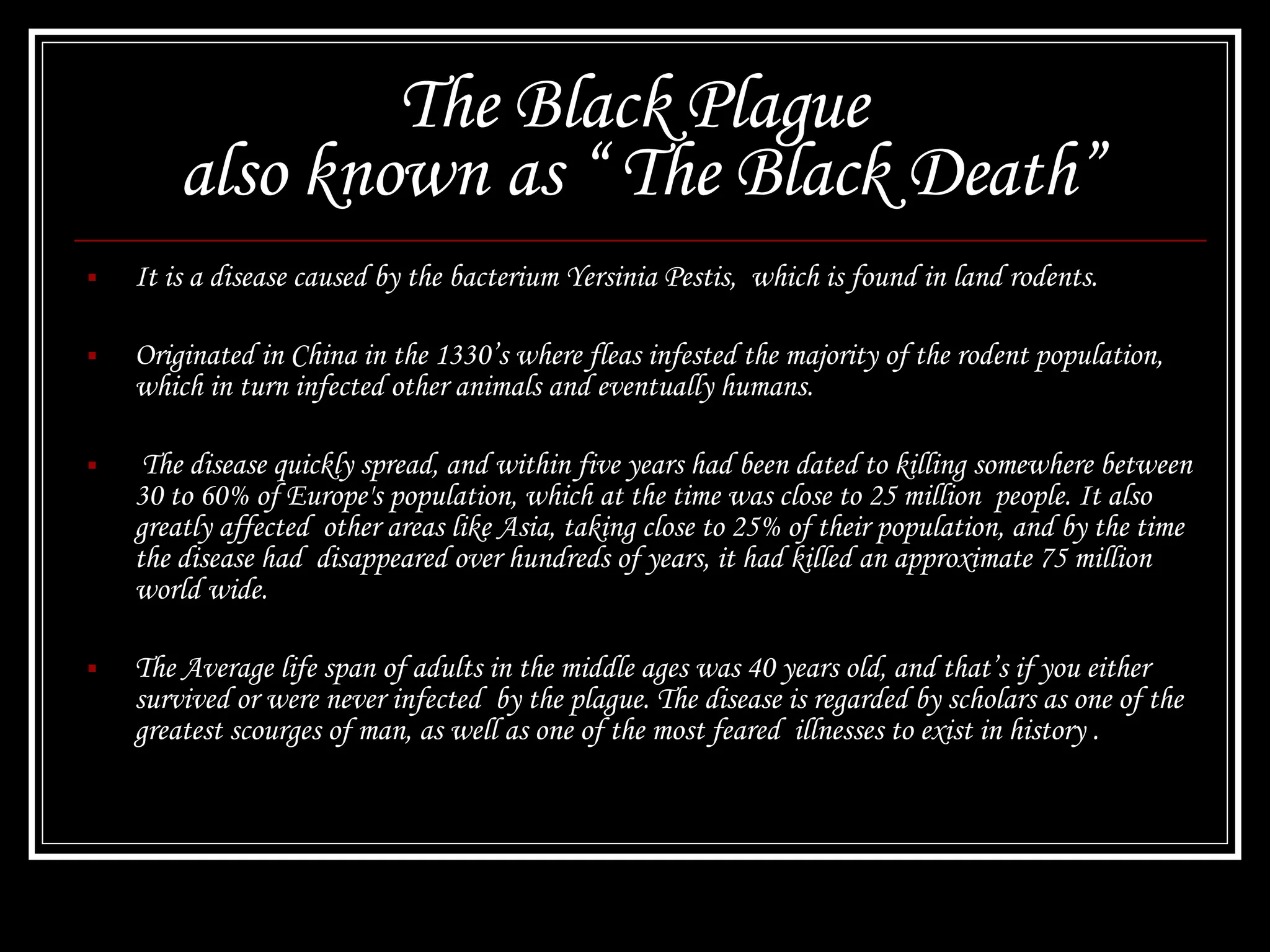 The Black Death | PPT