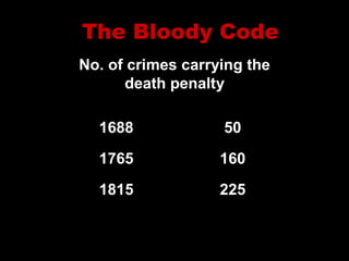 The Bloody Code | PDF
