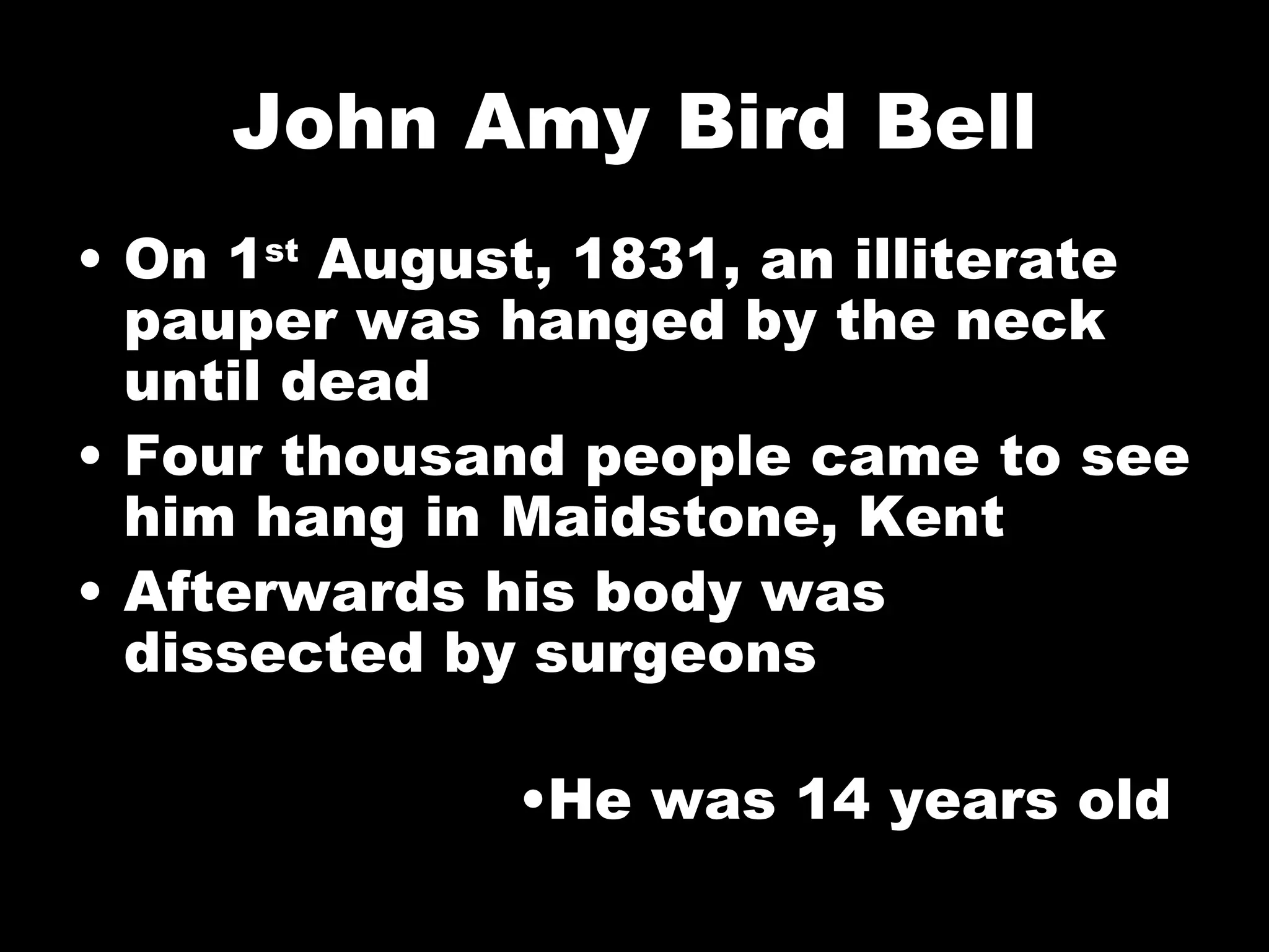 The Bloody Code | PPT