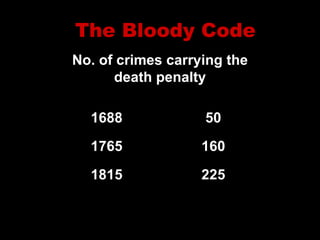 The Bloody Code | PPT