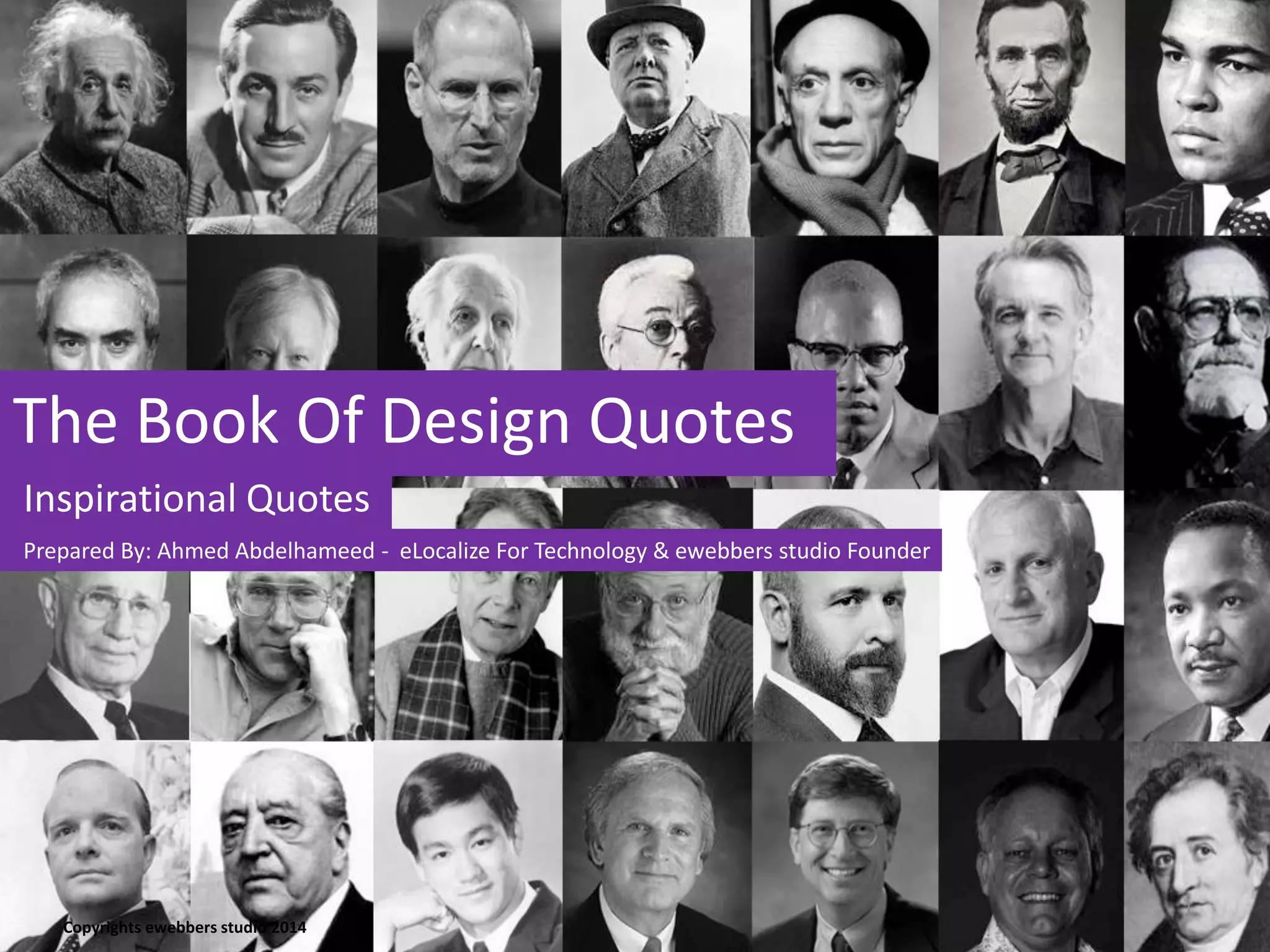 The book of design quotes - more than 100 inspirational quotes | PDF