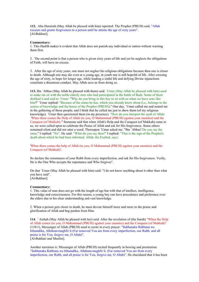 The book-of-miscellany (HADITHS) | PDF