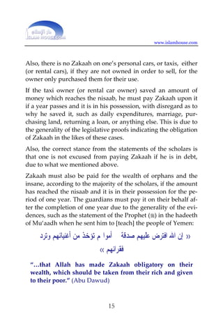 The book-of-zakaah | PDF