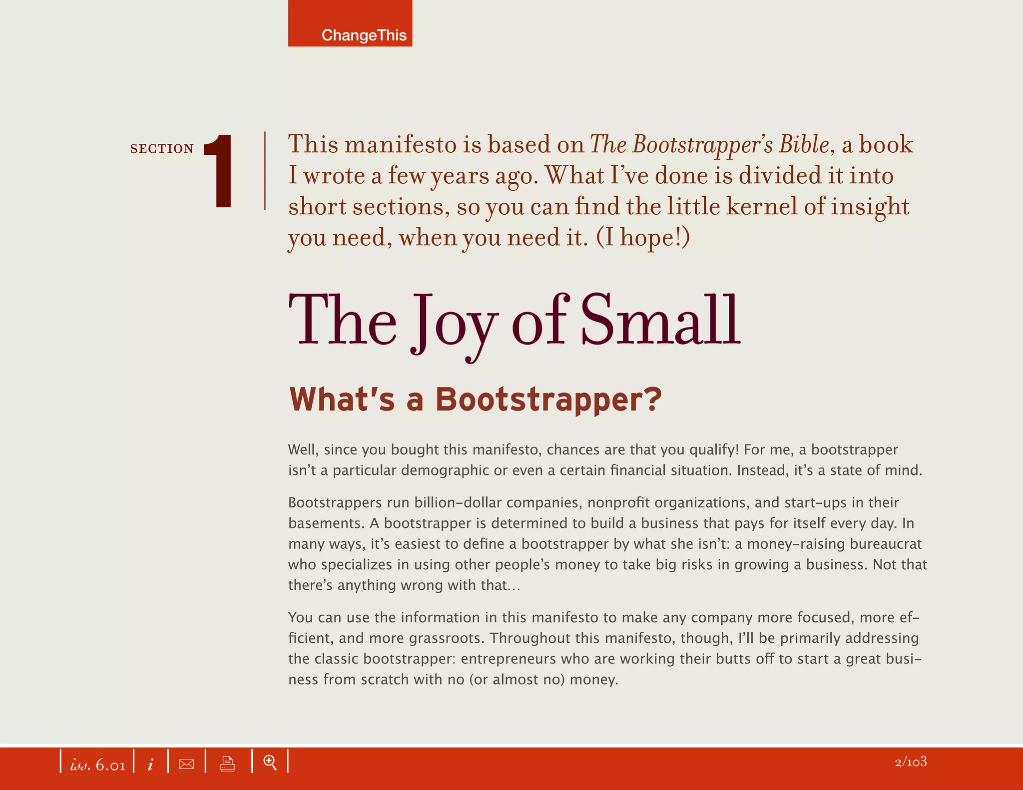 The Bootstrapper's Bible by Seth Godin | PDF