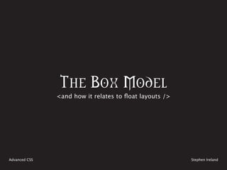 The Box Model | PPT