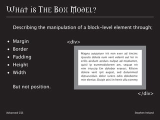 The Box Model | PPT