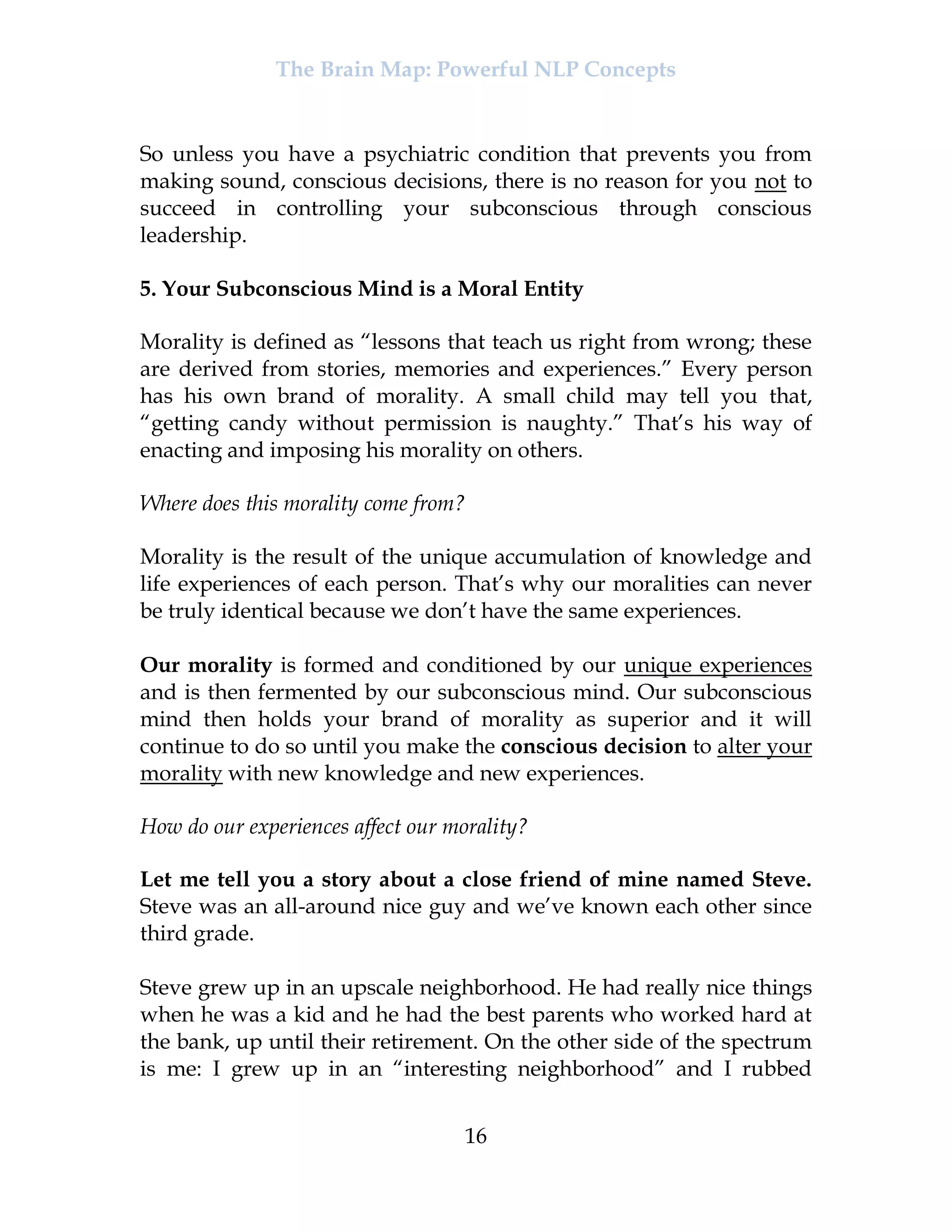 The Brain Map Powerful NLP Concepts | PDF