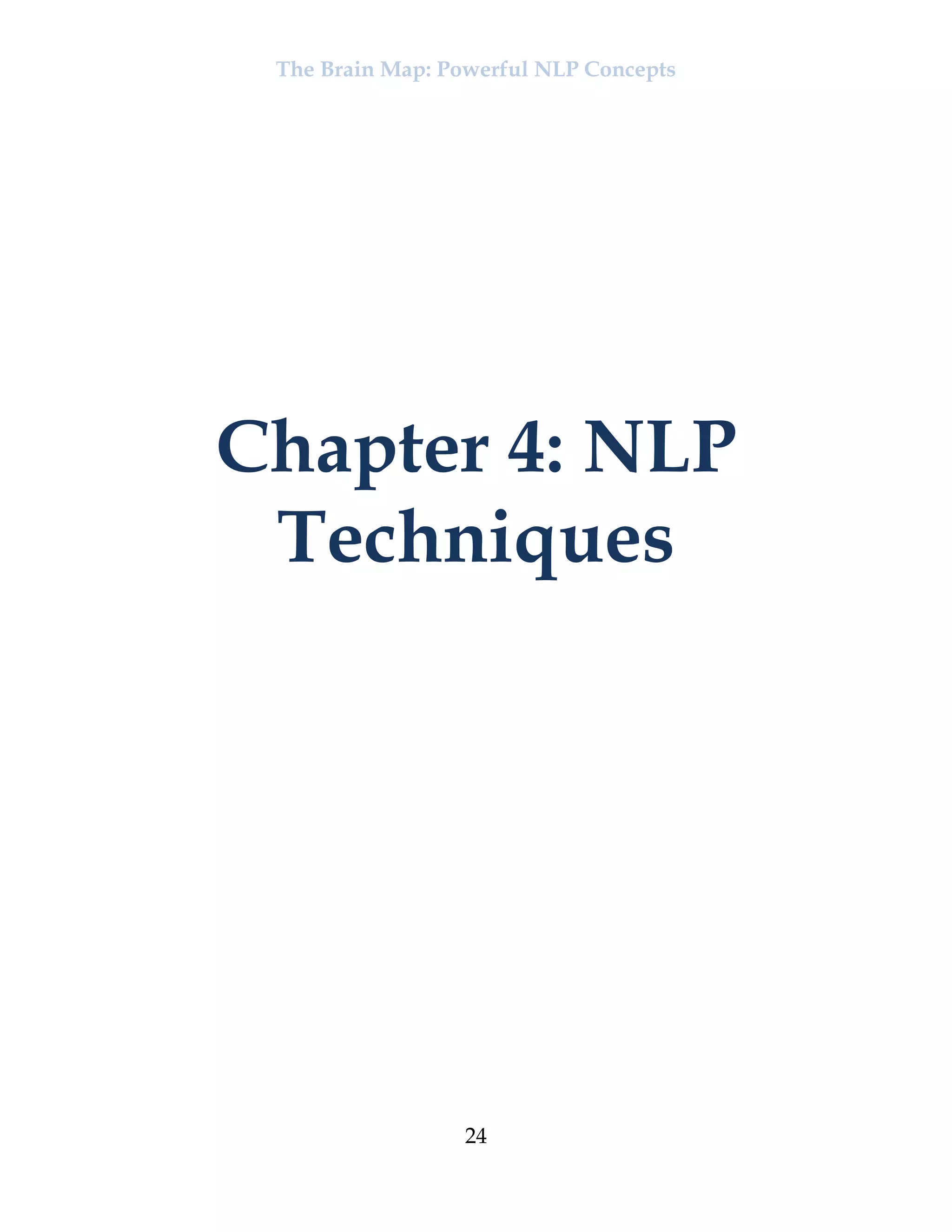 The Brain Map Powerful NLP Concepts | PDF