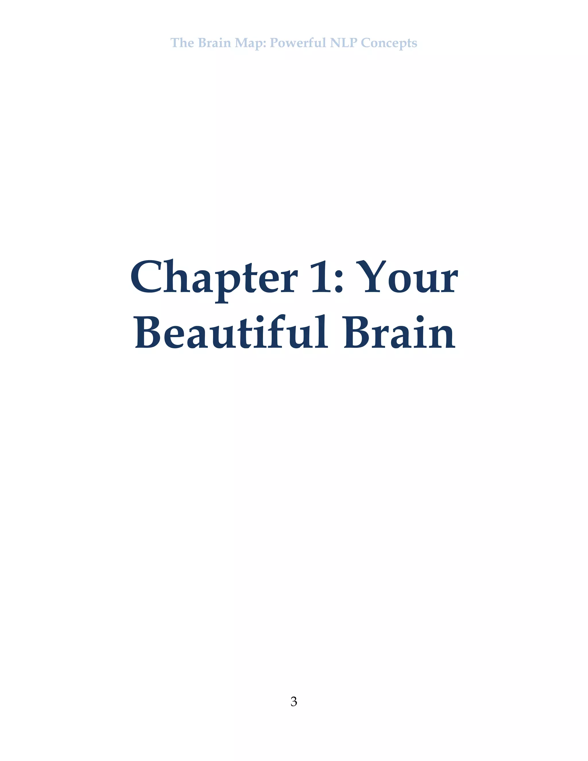 The Brain Map Powerful NLP Concepts | PDF