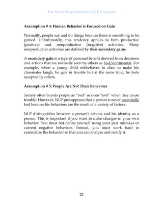 The Brain Map Powerful NLP Concepts | PDF