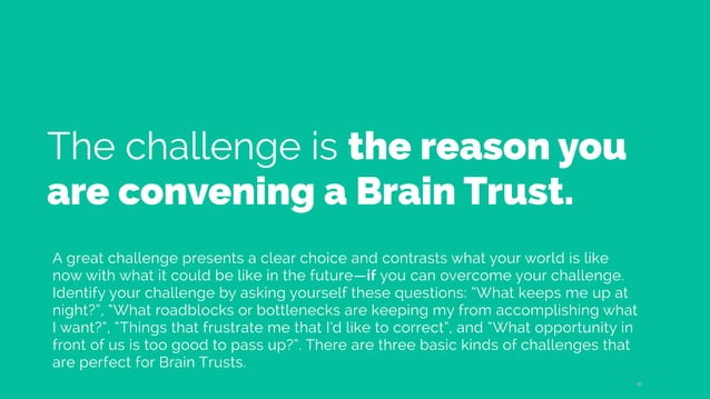 The Brain Trust: How to Get the Right People Bought Into Your Vision ...