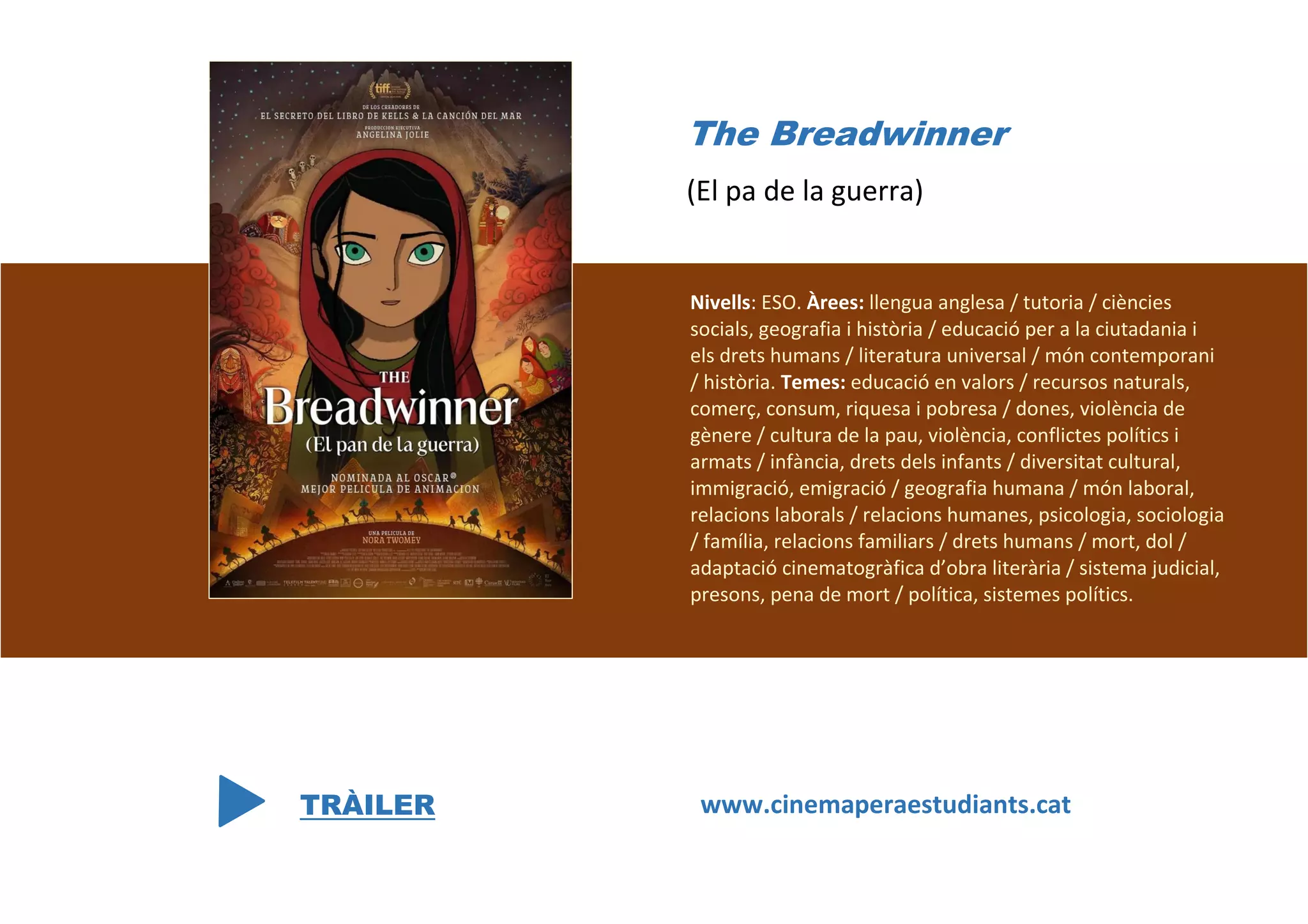 The Breadwinner Activity Pack | PPT