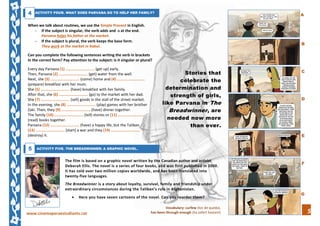 The Breadwinner Activity Pack | PDF