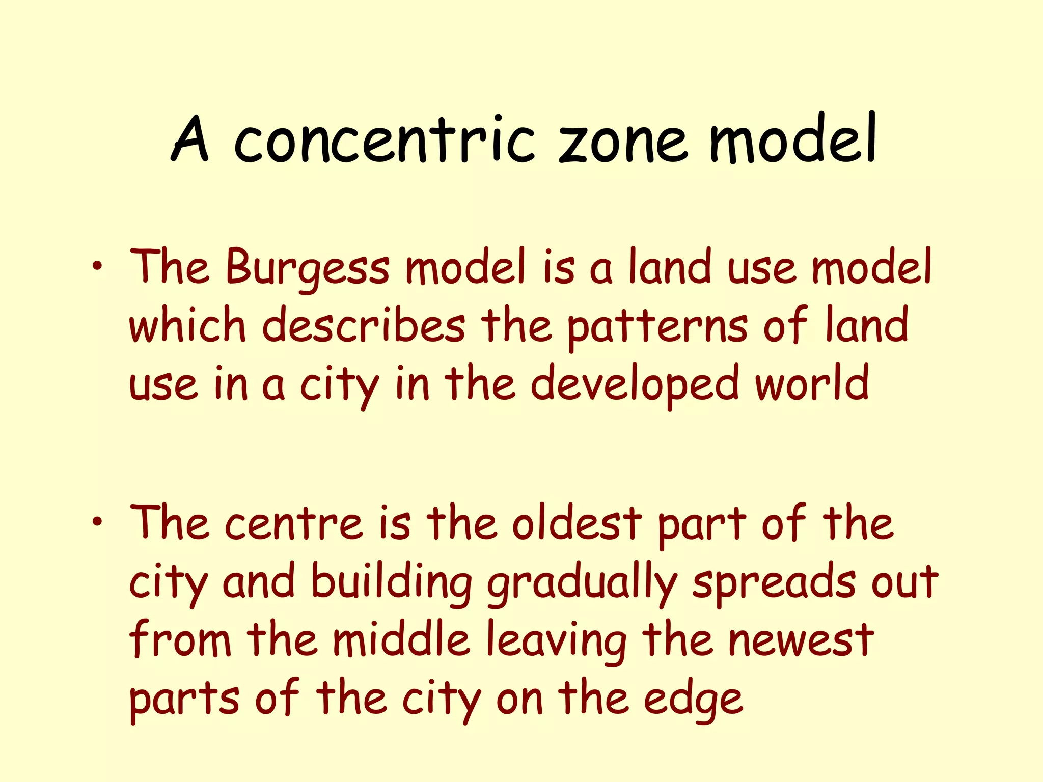 The Burgess Model | PPT