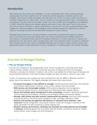 The Business Case for Managed Hosting | PDF