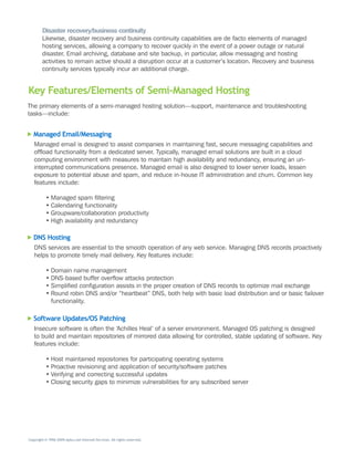 The Business Case for Managed Hosting | PDF