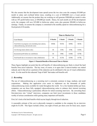 The Business Case for Videoconferencing | PDF