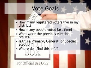 The Campaign Plan2 | PPT | Elections | Politics