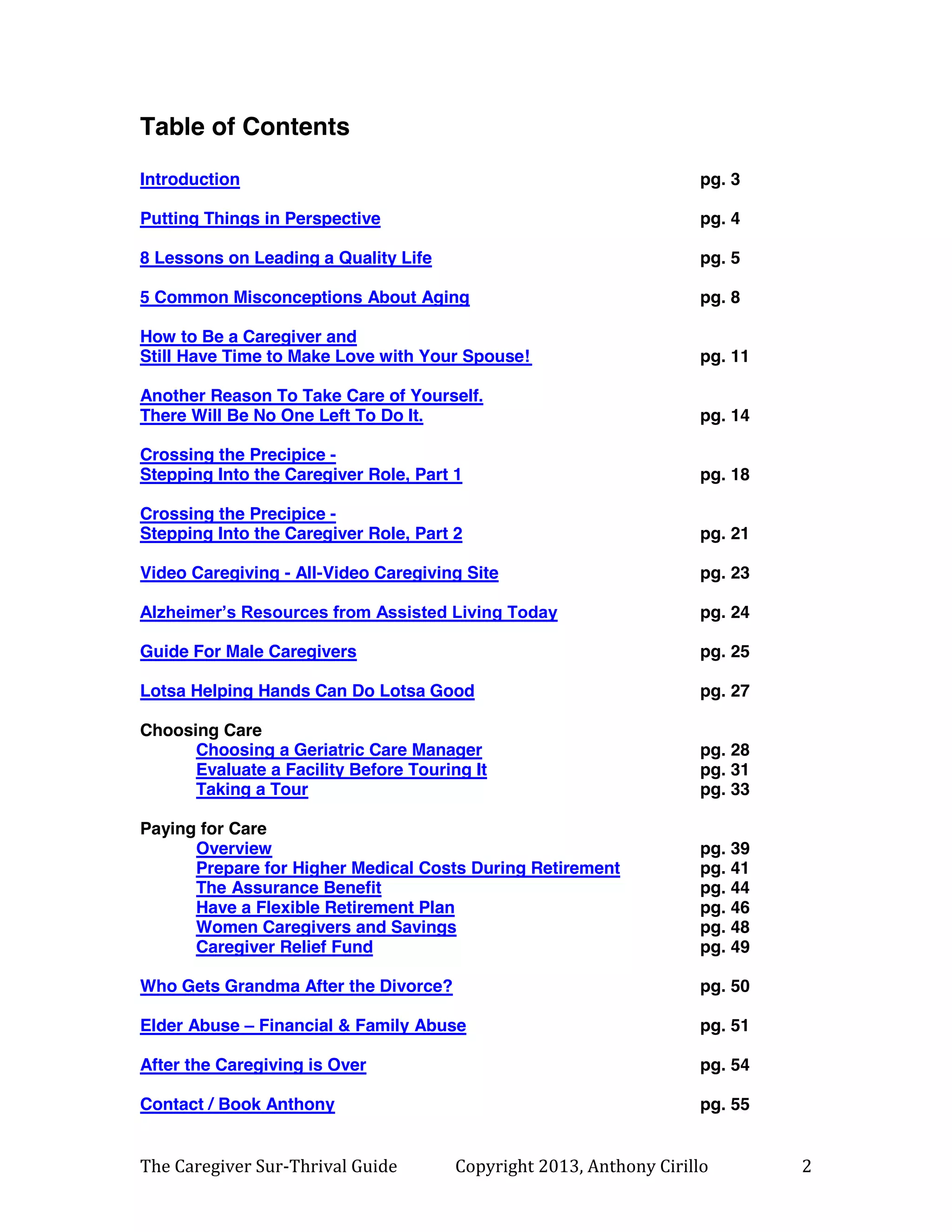 Caregiving Guide | PDF