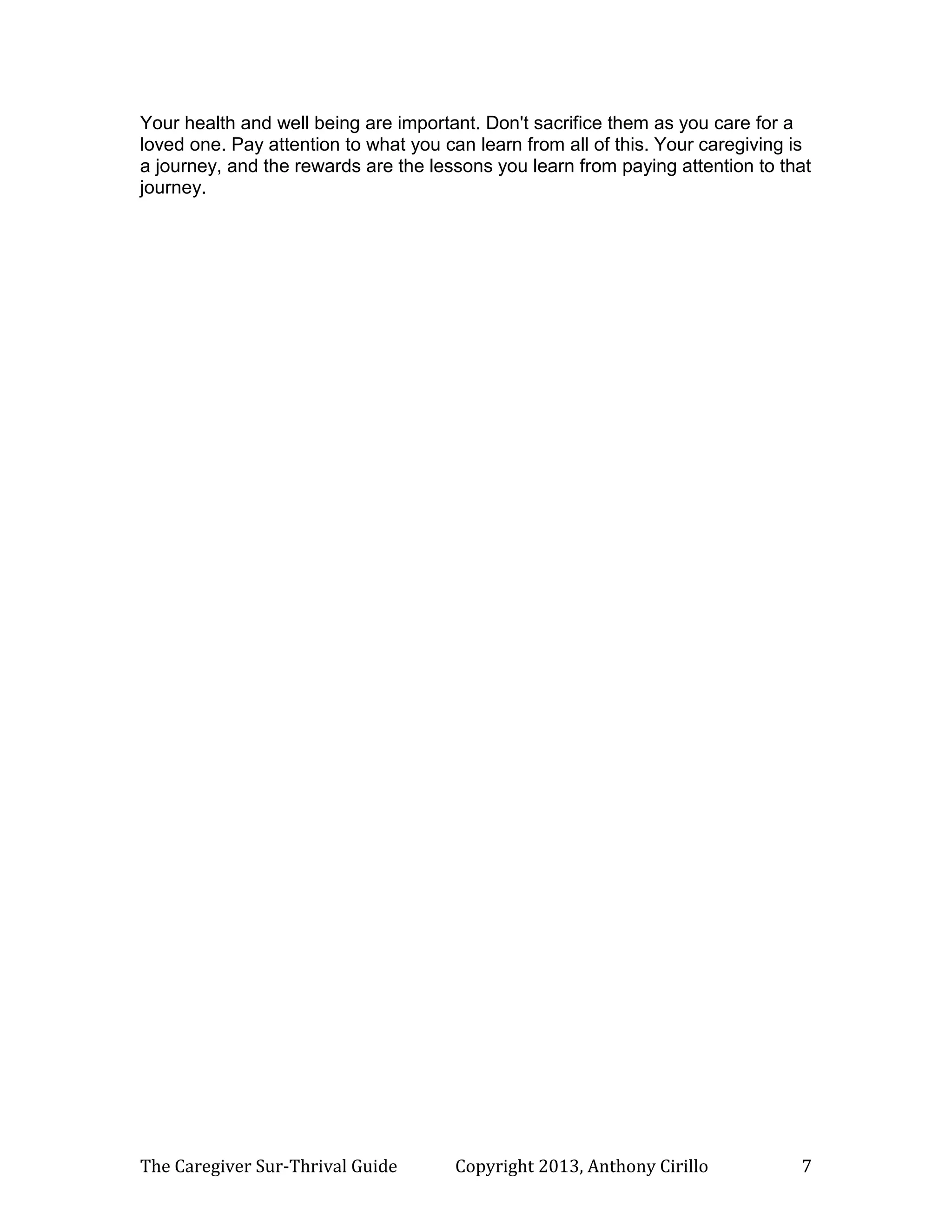 Caregiving Guide | PDF