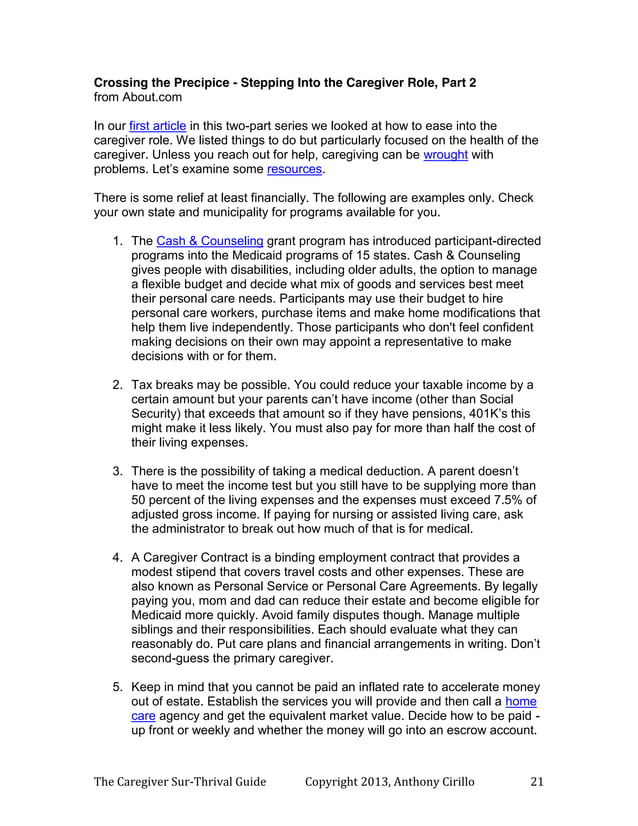 Caregiving Guide | PDF