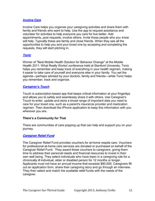 Caregiving Guide | PDF