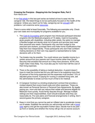 Caregiving Guide | PDF
