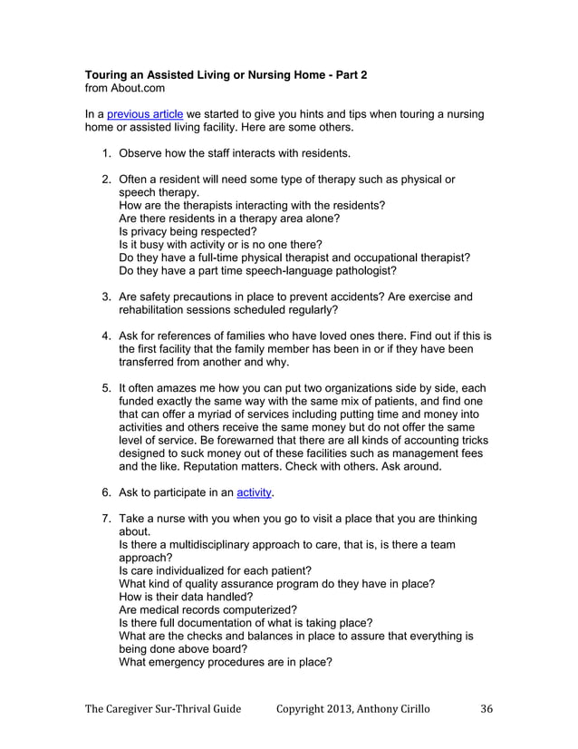 Caregiving Guide | PDF