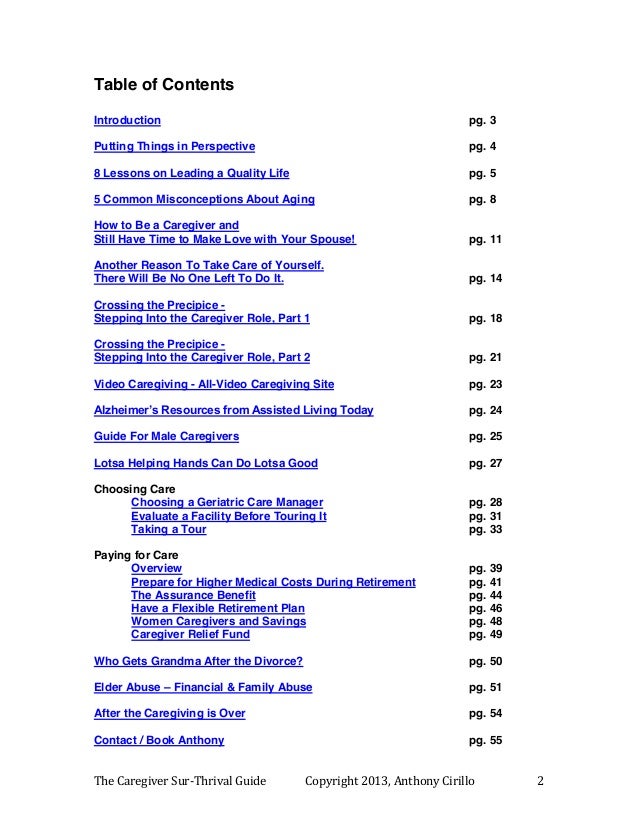 Caregiving Guide