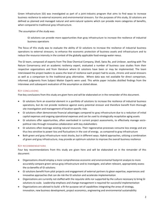 The Case for Green Infrastructure | PDF