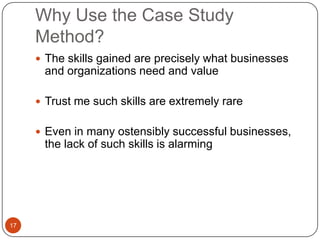 The Case Study Method | PPTX