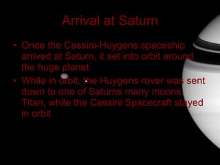 The Cassini Huygens Probe | PPT