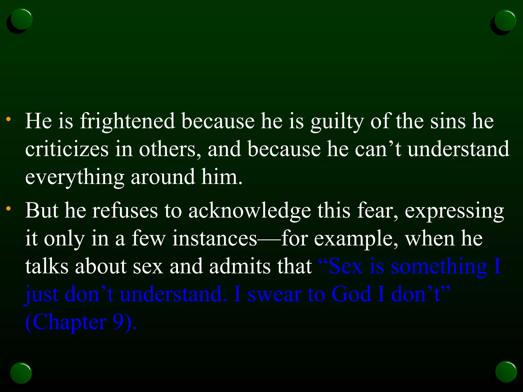 The Catcher In The Rye Themes, Symbols, Motifs | PPT