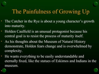 The Catcher In The Rye Themes, Symbols, Motifs | PPT