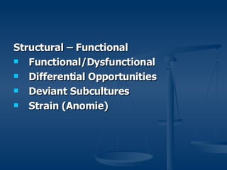 The Causes Of Deviance Powerpoint | PPT