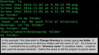 cd - The Change Directory Command | PPTX