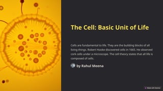 The-Cell-Basic-Unit-of-Life (1) anatomy and physiology | PPTX