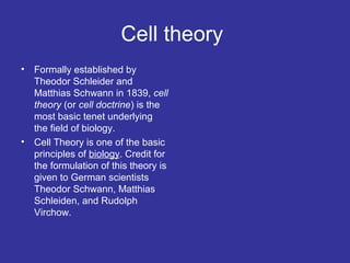The cell-theory | PPT