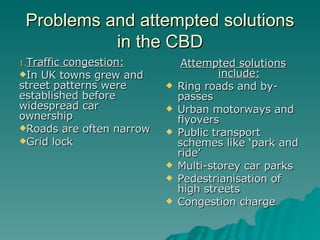 The Central Business District A Basic Outline | PPT | Developmental ...