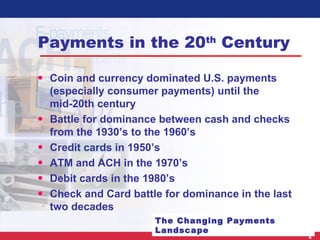 The Changing Payments Landscape | PPT