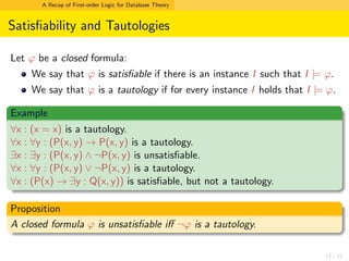 The Chase in Database Theory | PDF