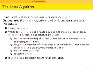 The Chase in Database Theory | PDF | Databases | Computer Software and Applications