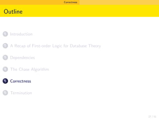The Chase in Database Theory | PDF