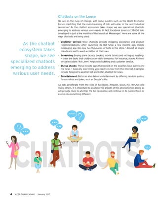 The Chatbot Imperative: Intelligence, Personalization and Utilitarian ...