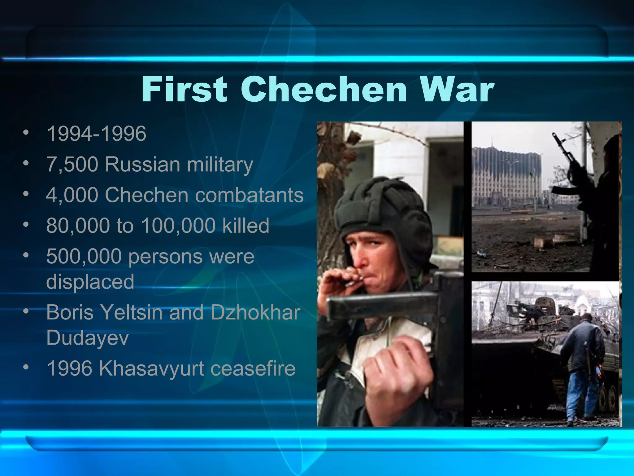 THE CHECHEN CONFLICT | PPT